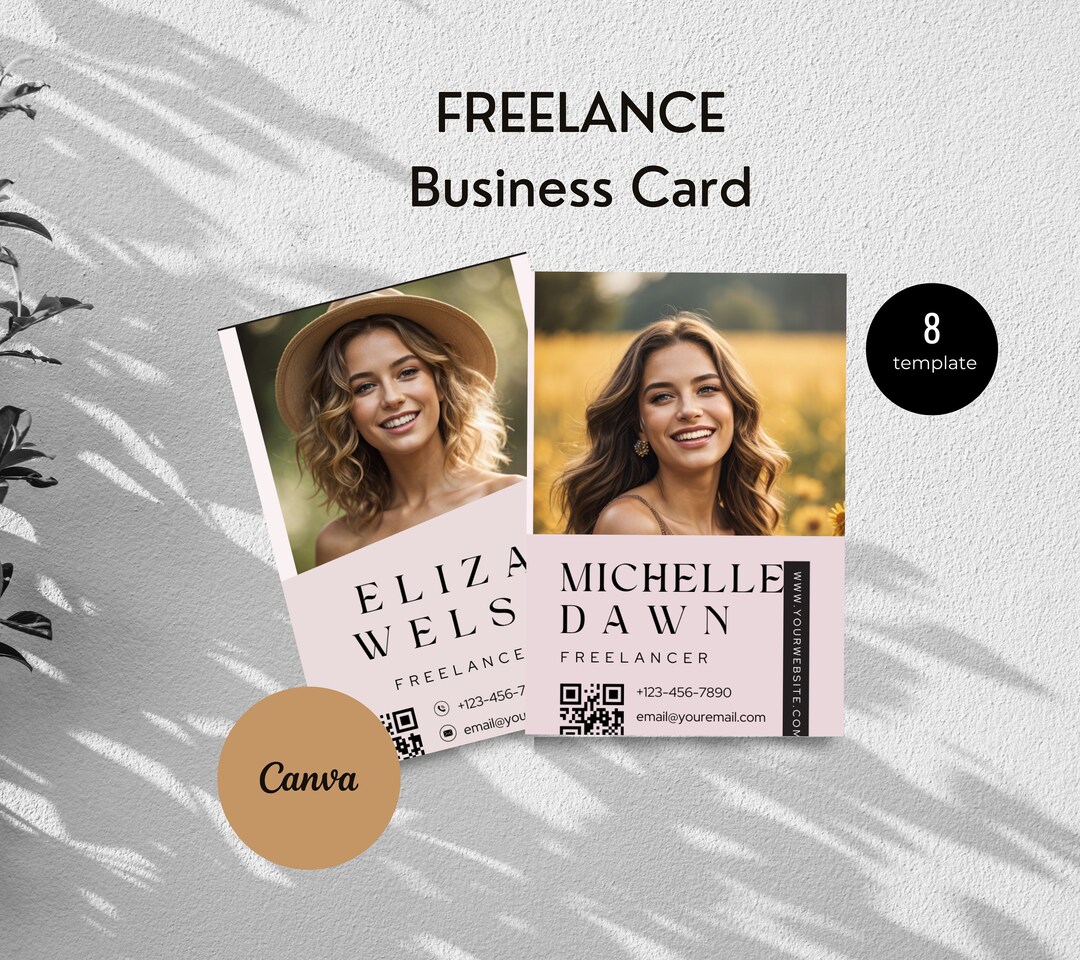 Custom Freelance Business Card - DIY Digital Business Card Design ...