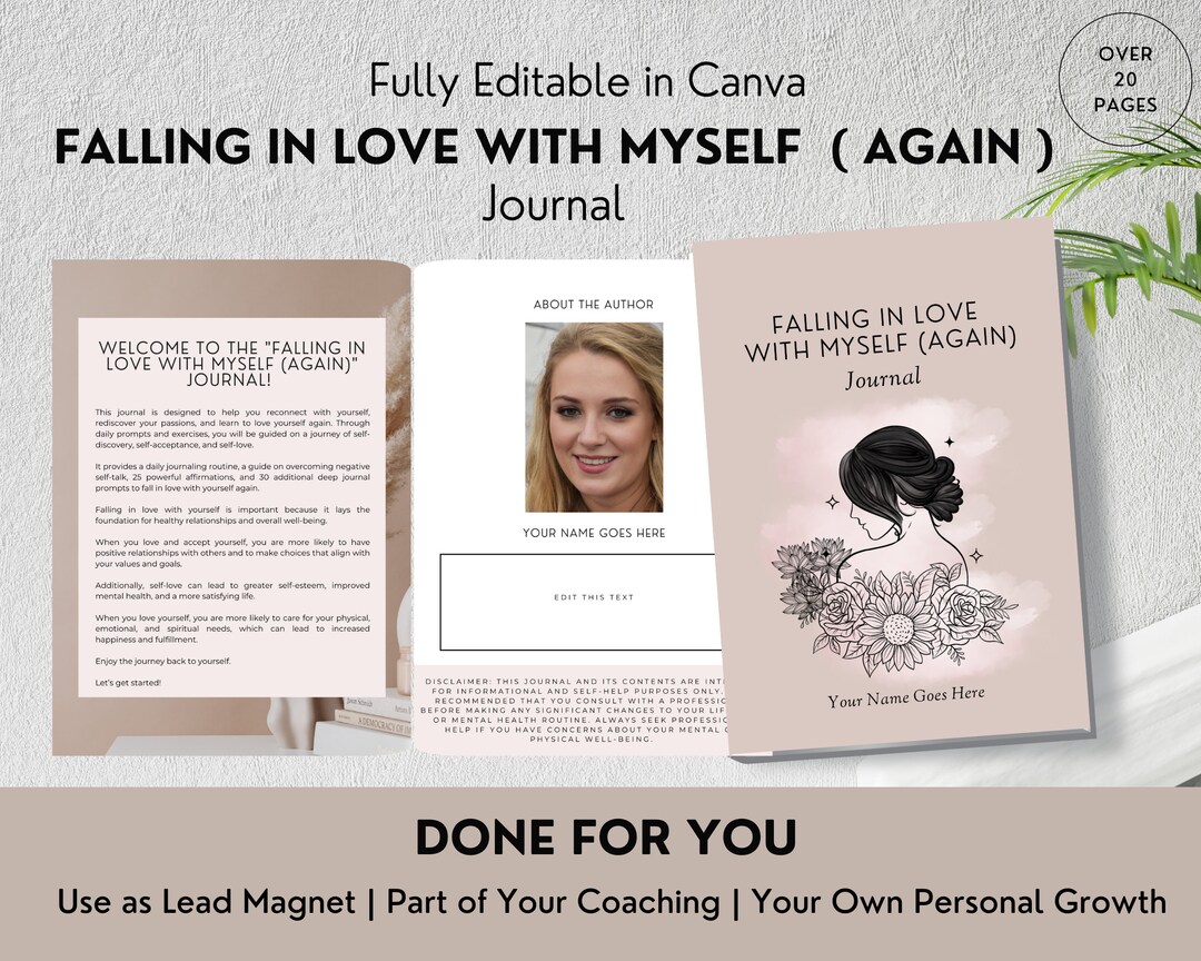 Self Love Journal, Falling in Love With Myself (again), Self Love ...