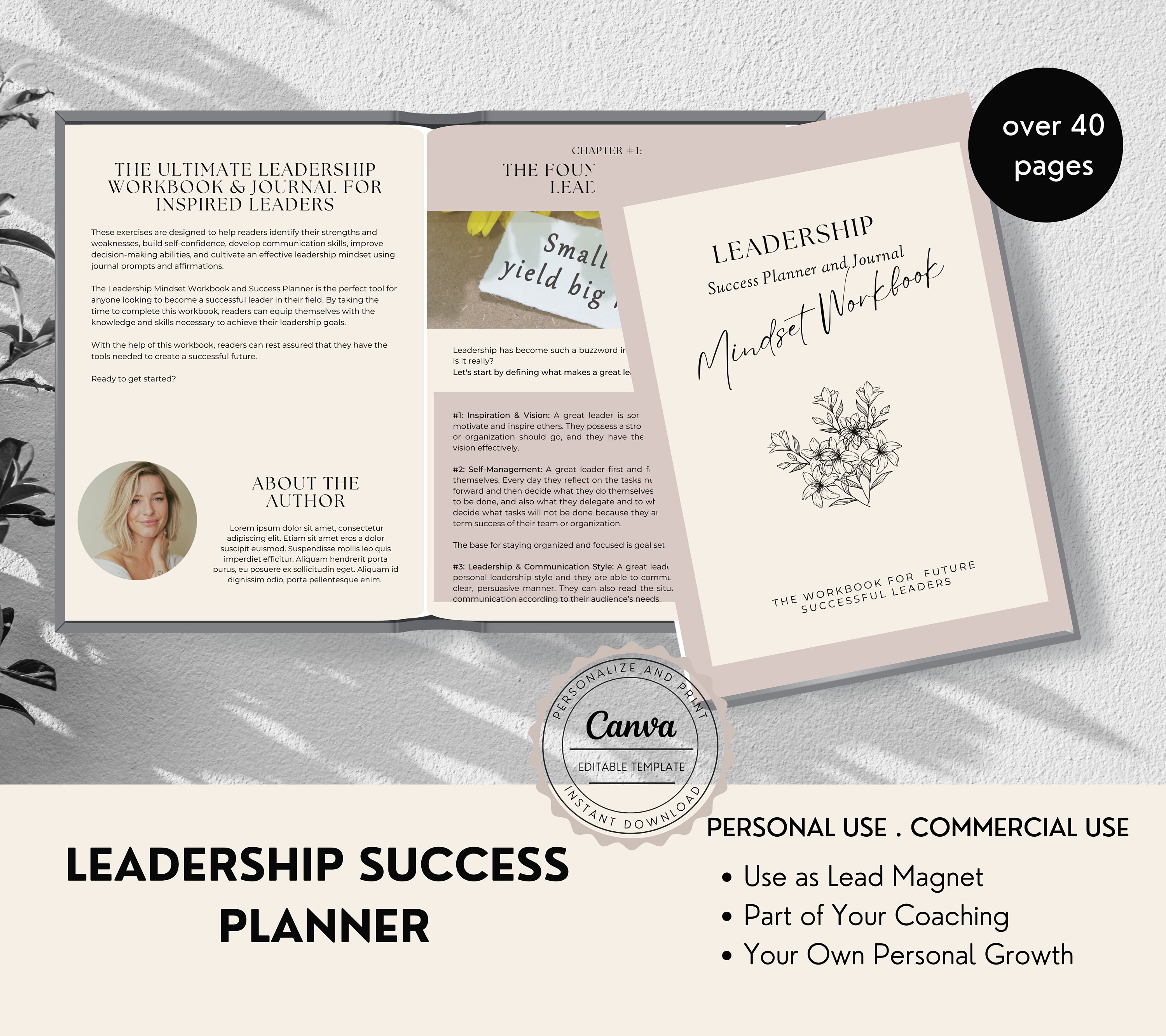 Ultimate Leadership Workbook and Journal for Inspired Leaders - Etsy