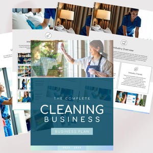 Cleaning Business Plan Template | Start & Grow a Successful Cleaning ...
