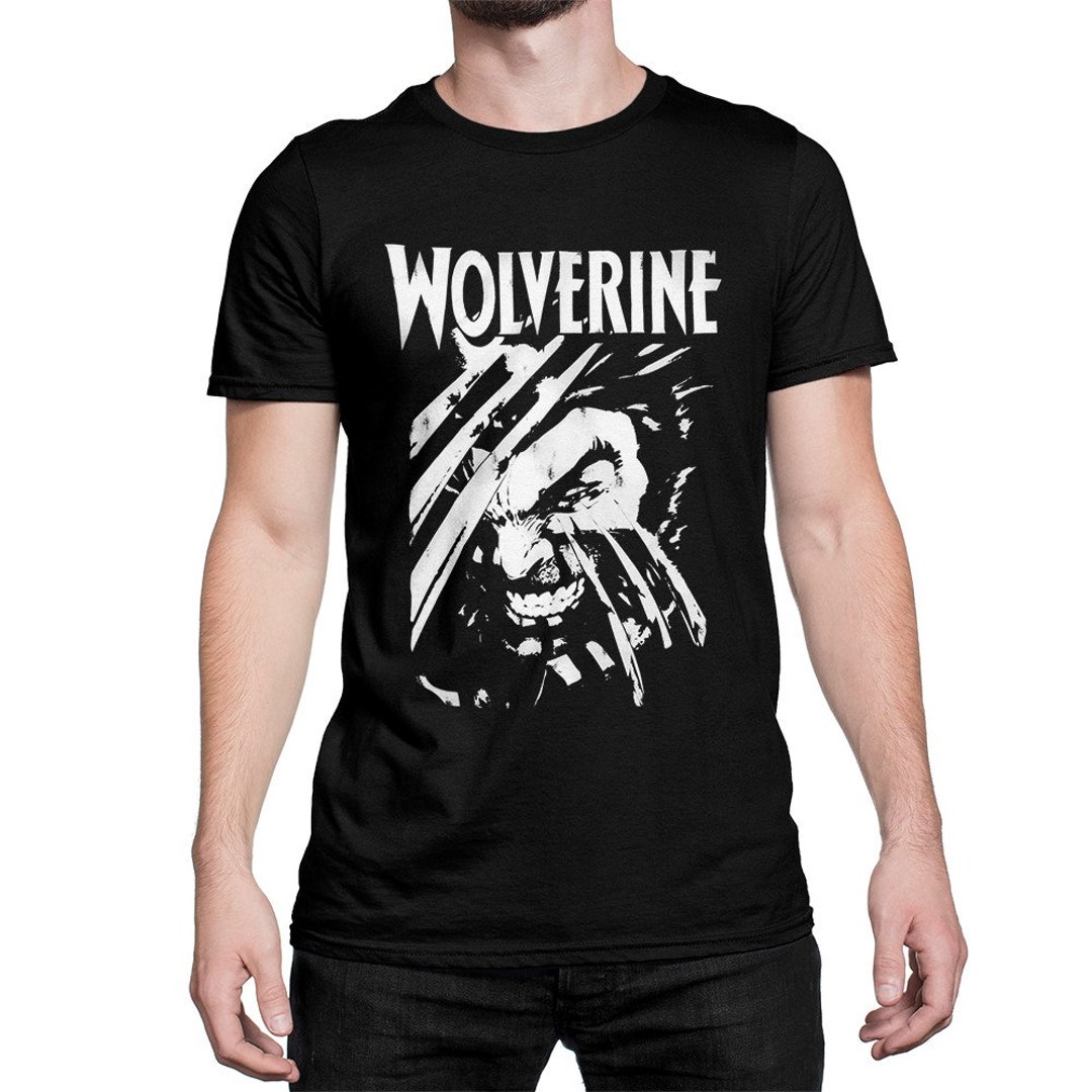 Wolverine X-men T-shirt / Men's Women's Sizes / 100% Cotton Tee (blc ...
