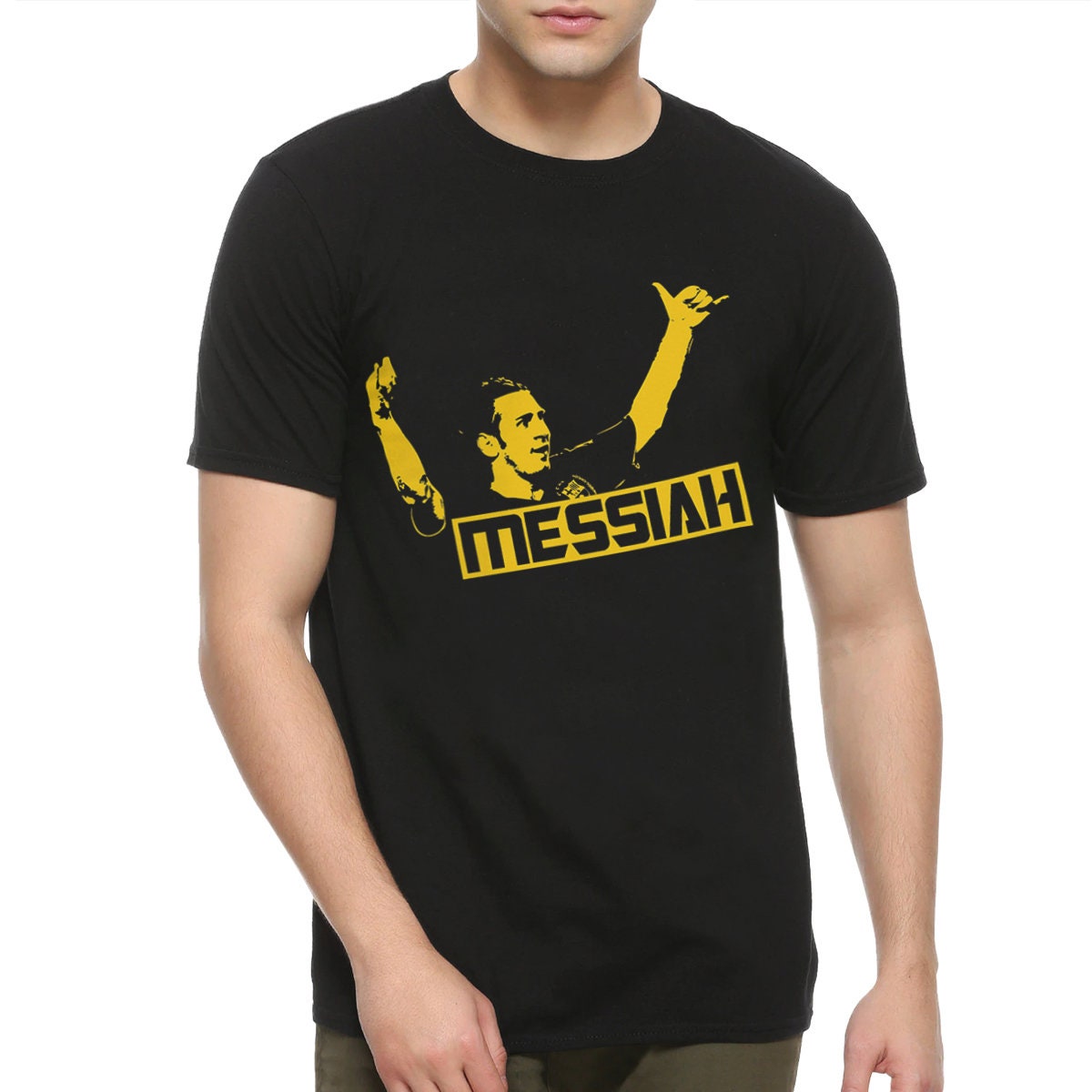 Lionel Messi Messiah T-shirt / Men's Women's Sizes / 100% Cotton Tee ...