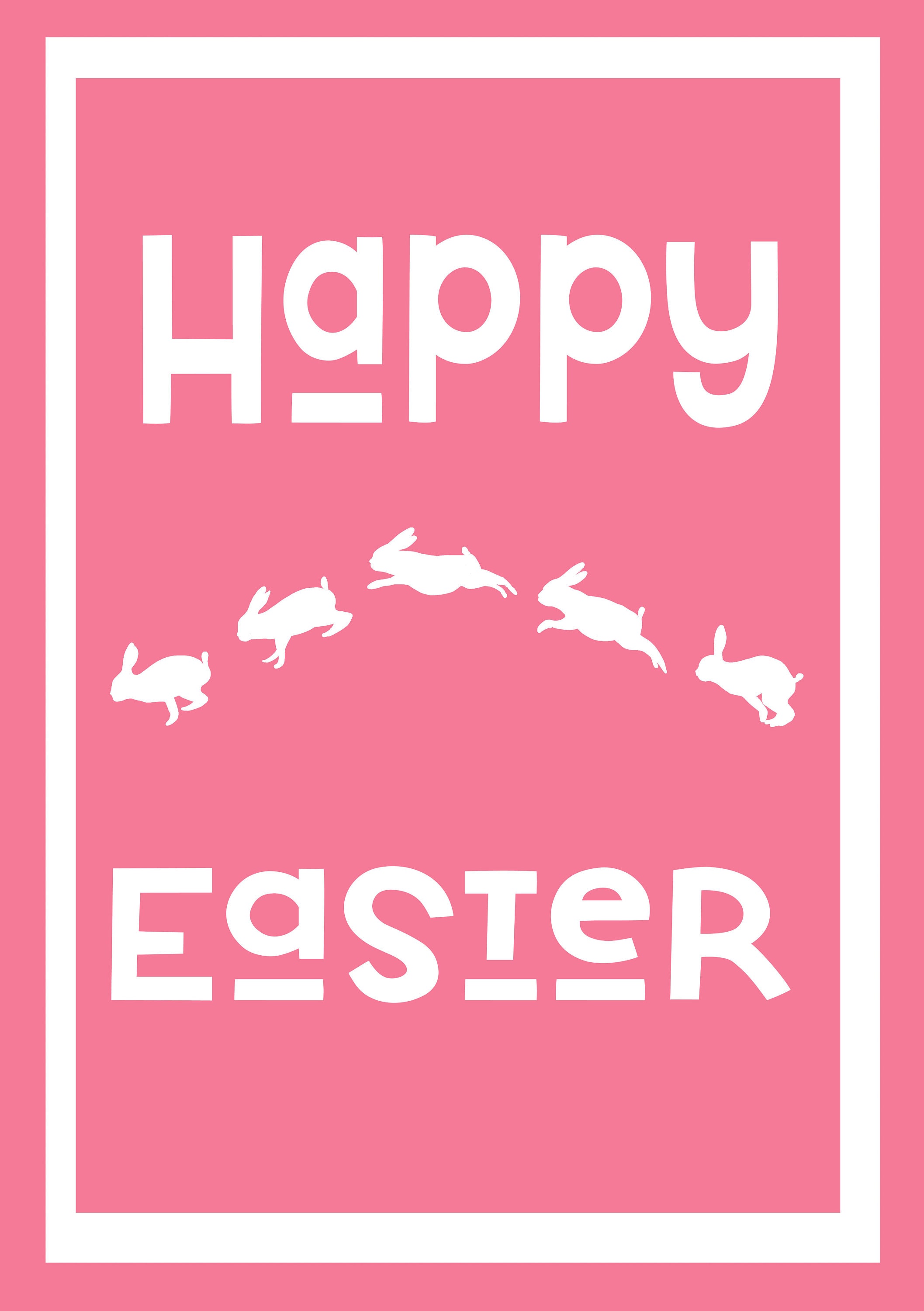 Printable Easter Card.downloadable Easter Card.digital Easter Card ...