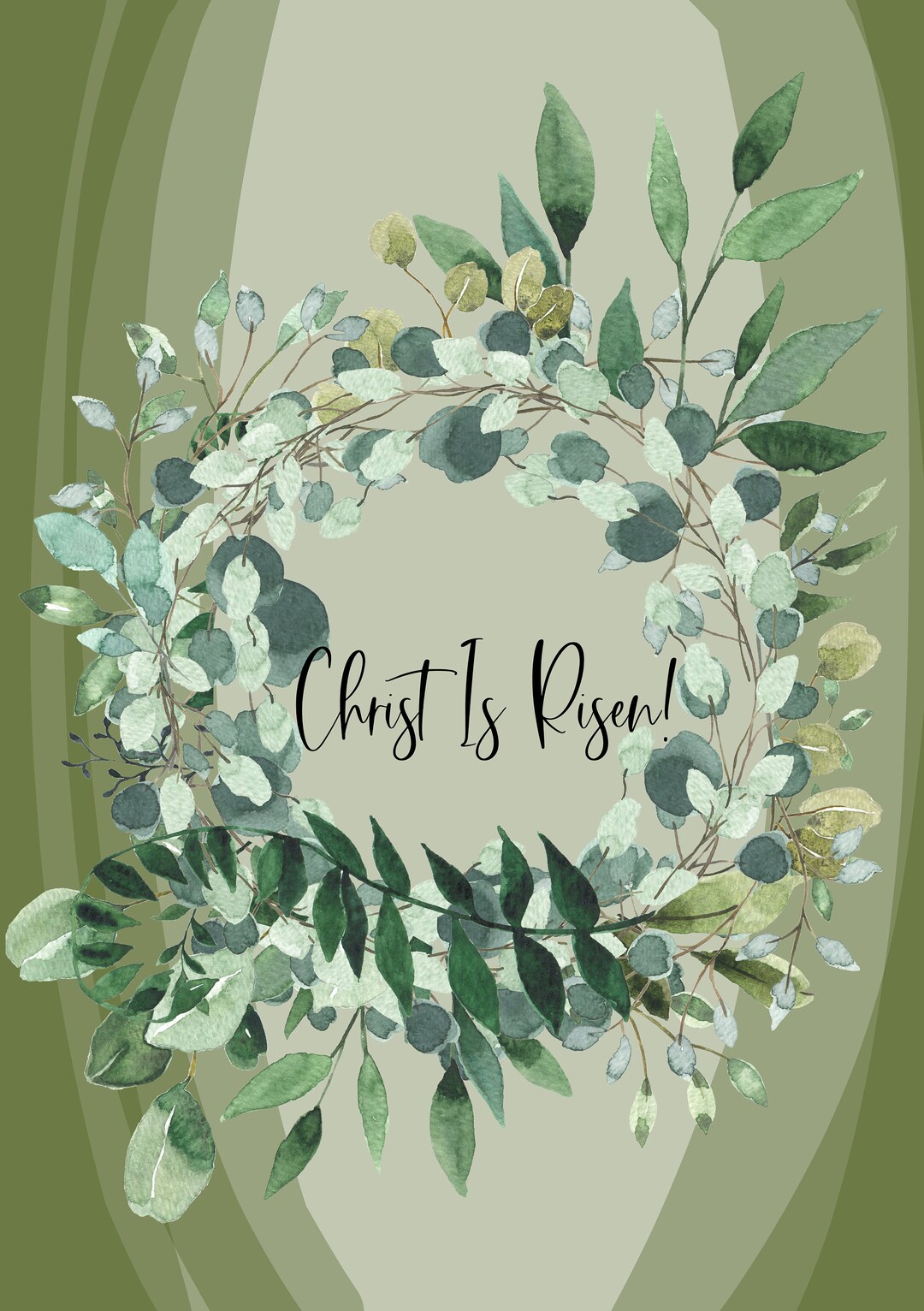 Printable Easter Card.downloadable Easter Card.digital Easter Card ...