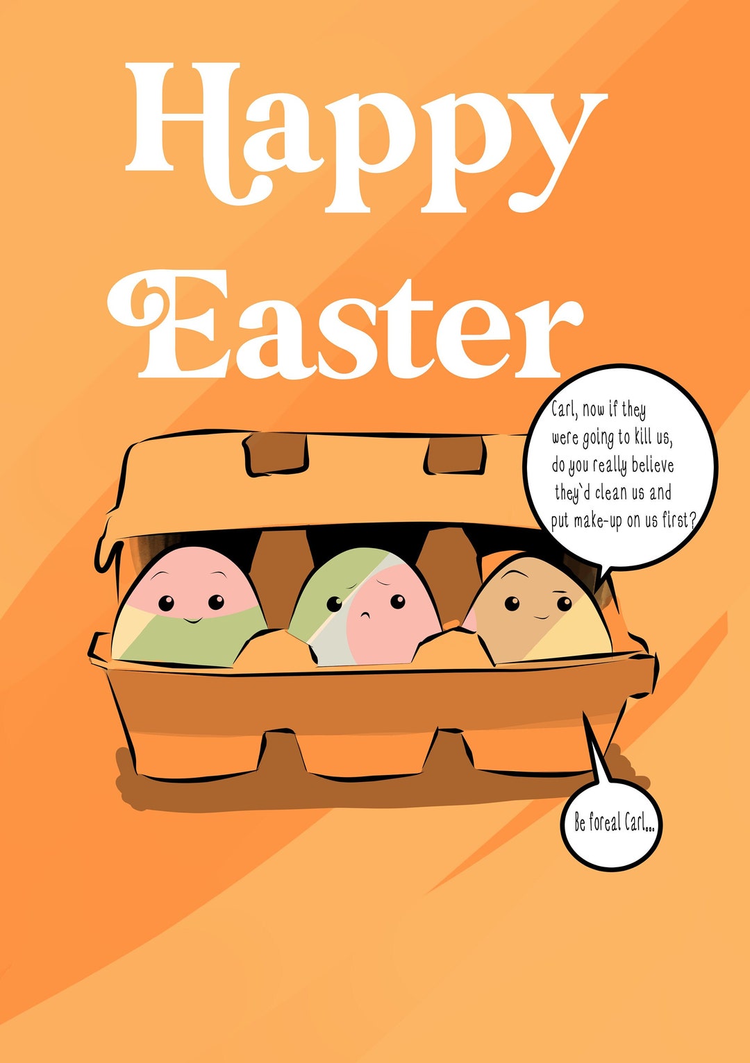 Printable Easter Card.downloadable Easter Card.digital Easter Card ...