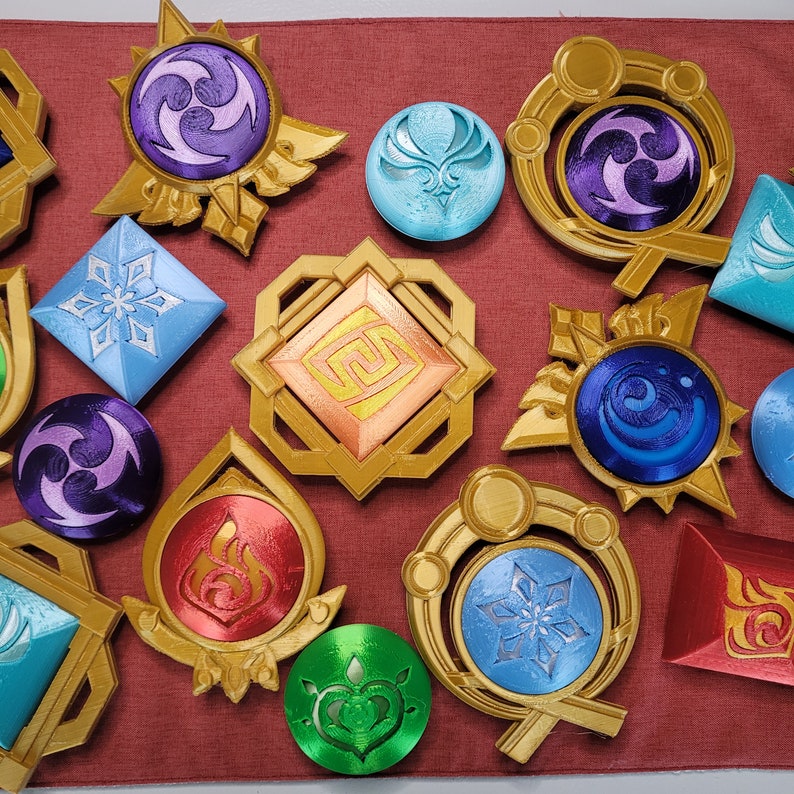 Genshin Impact Vision Liyue Sumeru Mondstadt Inazuma Anemo - Etsy Canada