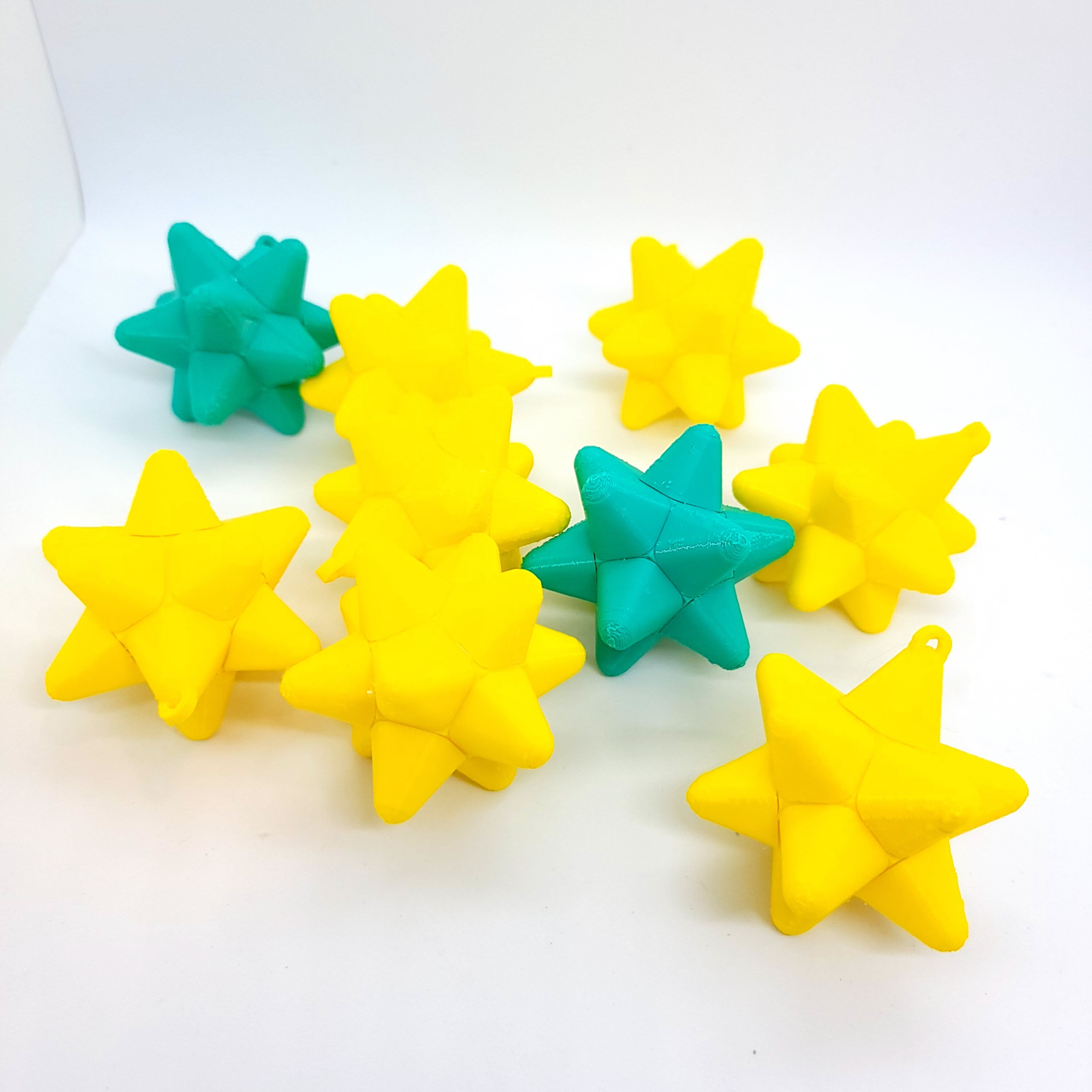 Whimsical 3D Printed Animal Crossing Star Fragment Christmas Ornament ...