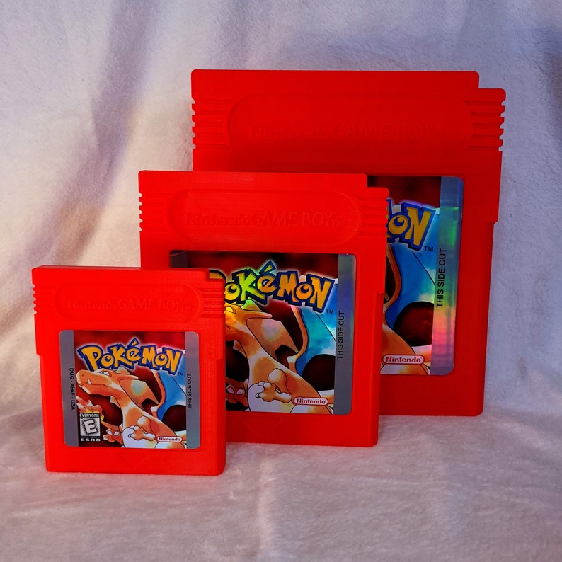 3D Printed Jumbo Gameboy Pokemon Cartridge Wall Decor - Etsy