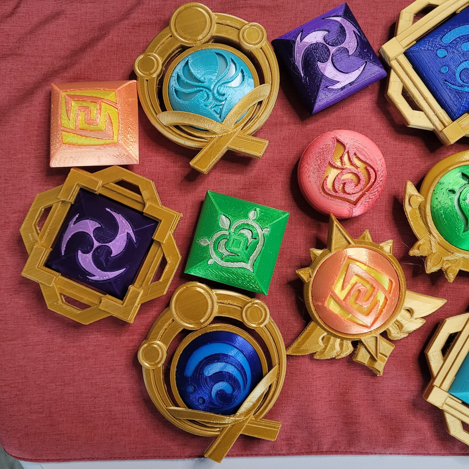 Genshin Impact Vision Liyue Sumeru Mondstadt Inazuma Anemo, Electro ...