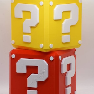 Nintendo Question Block From Super Mario - Gift for Gamers! 3D Printed ...