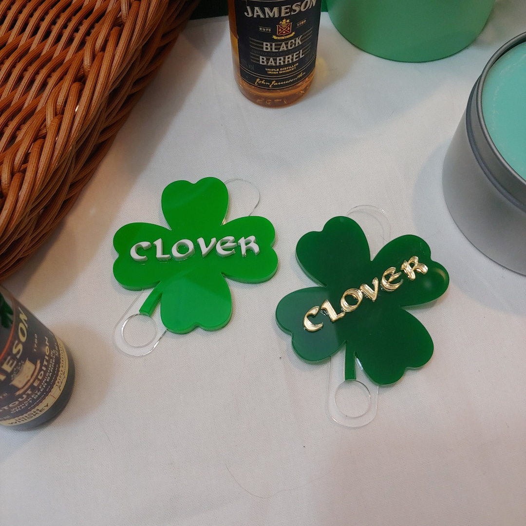 4 Leaf Clover Stanley Name Plate SVG, Stanley Name Plate SVG, Stanley ...