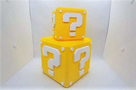 Nintendo Question Block From Super Mario Gift for Gamers 3D - Etsy Canada