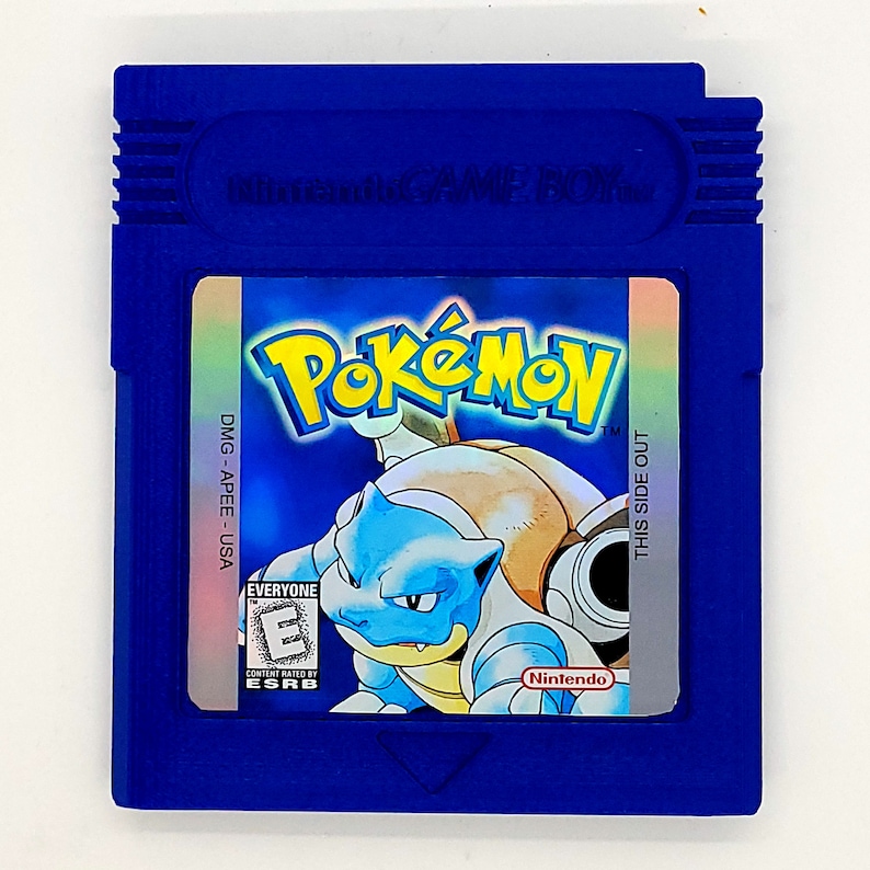 3D Printed Jumbo Gameboy Pokemon Cartridge Wall Decor - Etsy