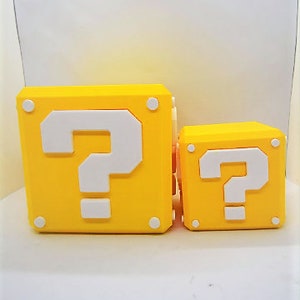 Nintendo Question Block From Super Mario - Gift for Gamers! 3D Printed ...