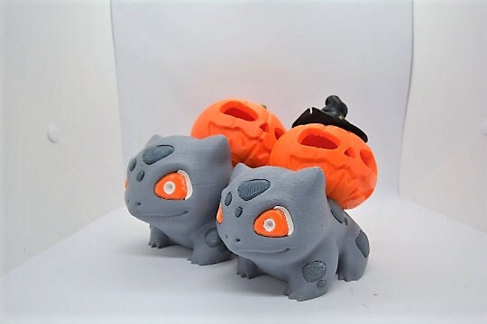 Pumpkin Halloween Bulbasaur - Etsy