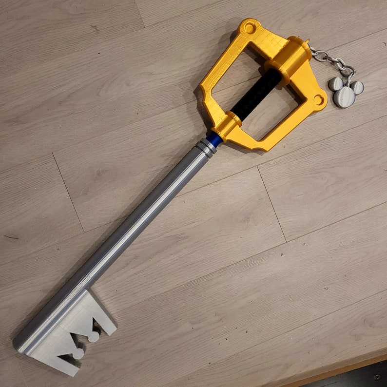 3D Printed Kingdom Hearts Sora's Keyblade - Etsy