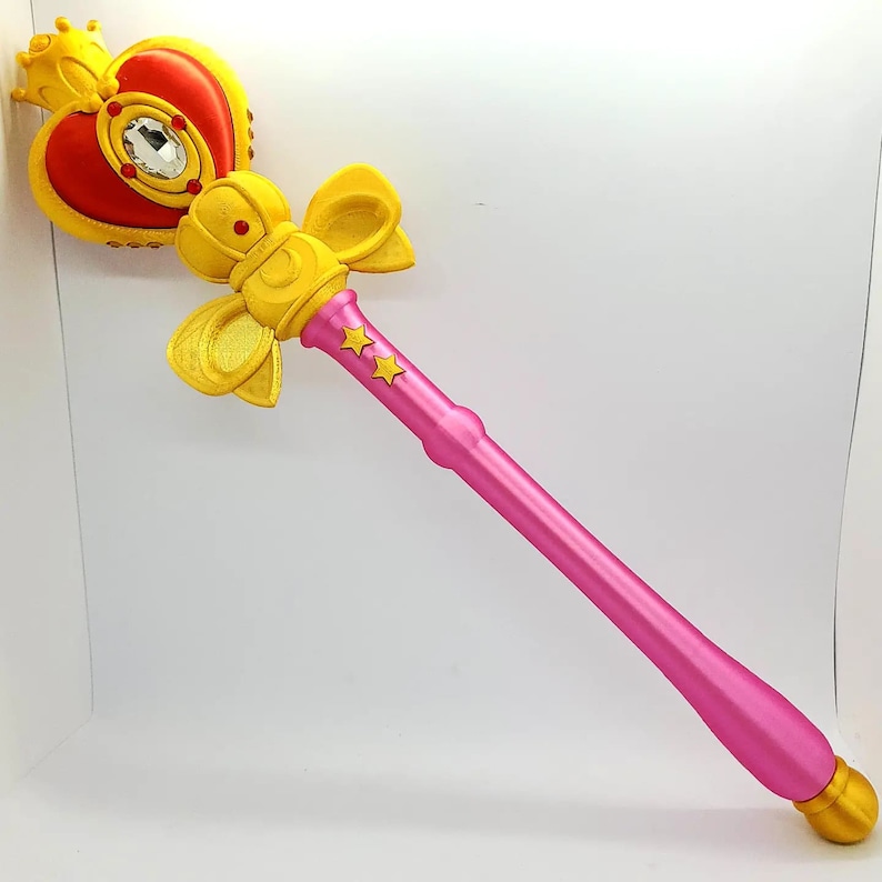 Sailor Moon Spiral Heart Moon Rod - Etsy