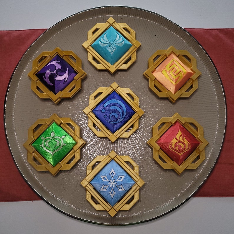 Genshin Impact Vision Liyue Sumeru Mondstadt Inazuma Anemo, Electro ...