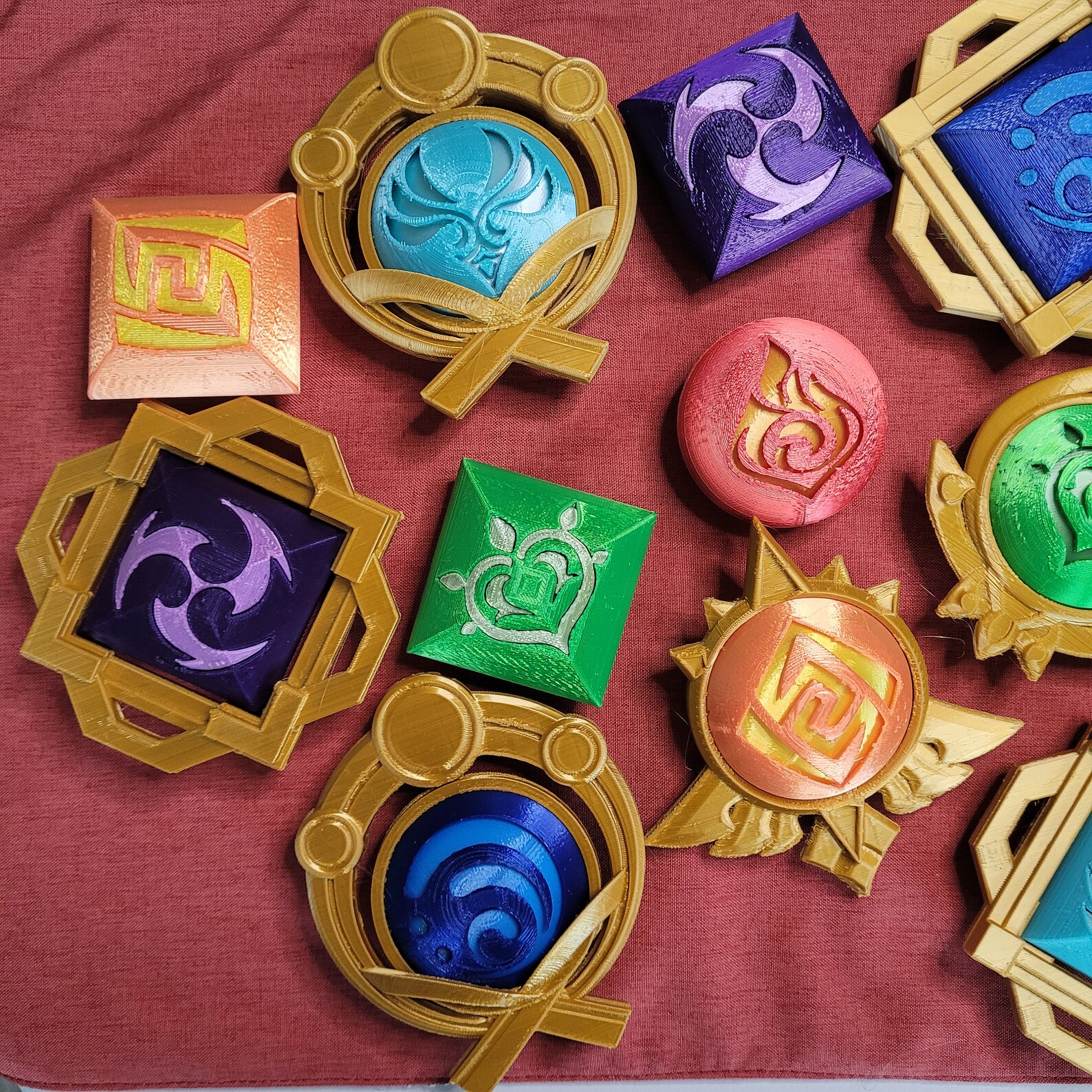 Genshin Impact Vision Liyue Sumeru Mondstadt Inazuma Anemo, Electro ...