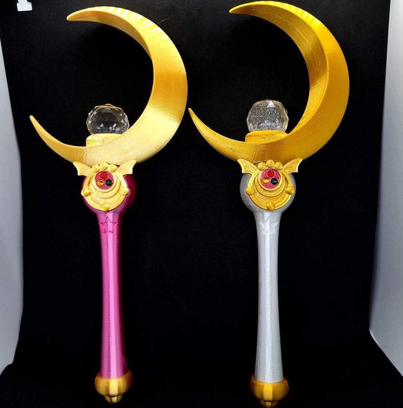 Crescent Moon Rod - Anime Magical Girl Inspired - Etsy