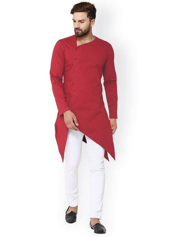 New Traditional Stylish Kurta for Men's Handmade Casual - Etsy