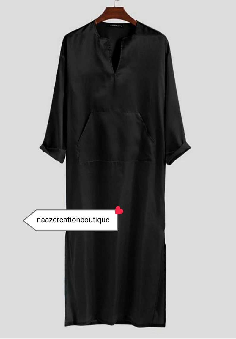 Unisex Outfit Kaftan, Men Muslim Robe Kaftan Long Leelan Kaftan Indian ...