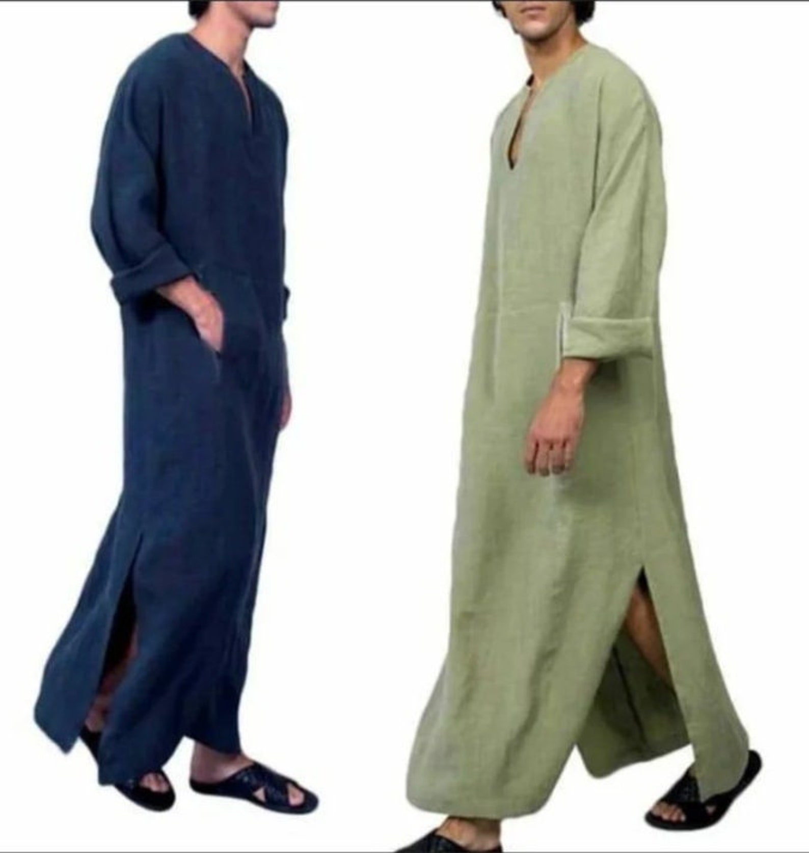 Indian Muslim Jubbah Leelan Kaftan Outfit Rob Kaftan Men Long Kaftan ...