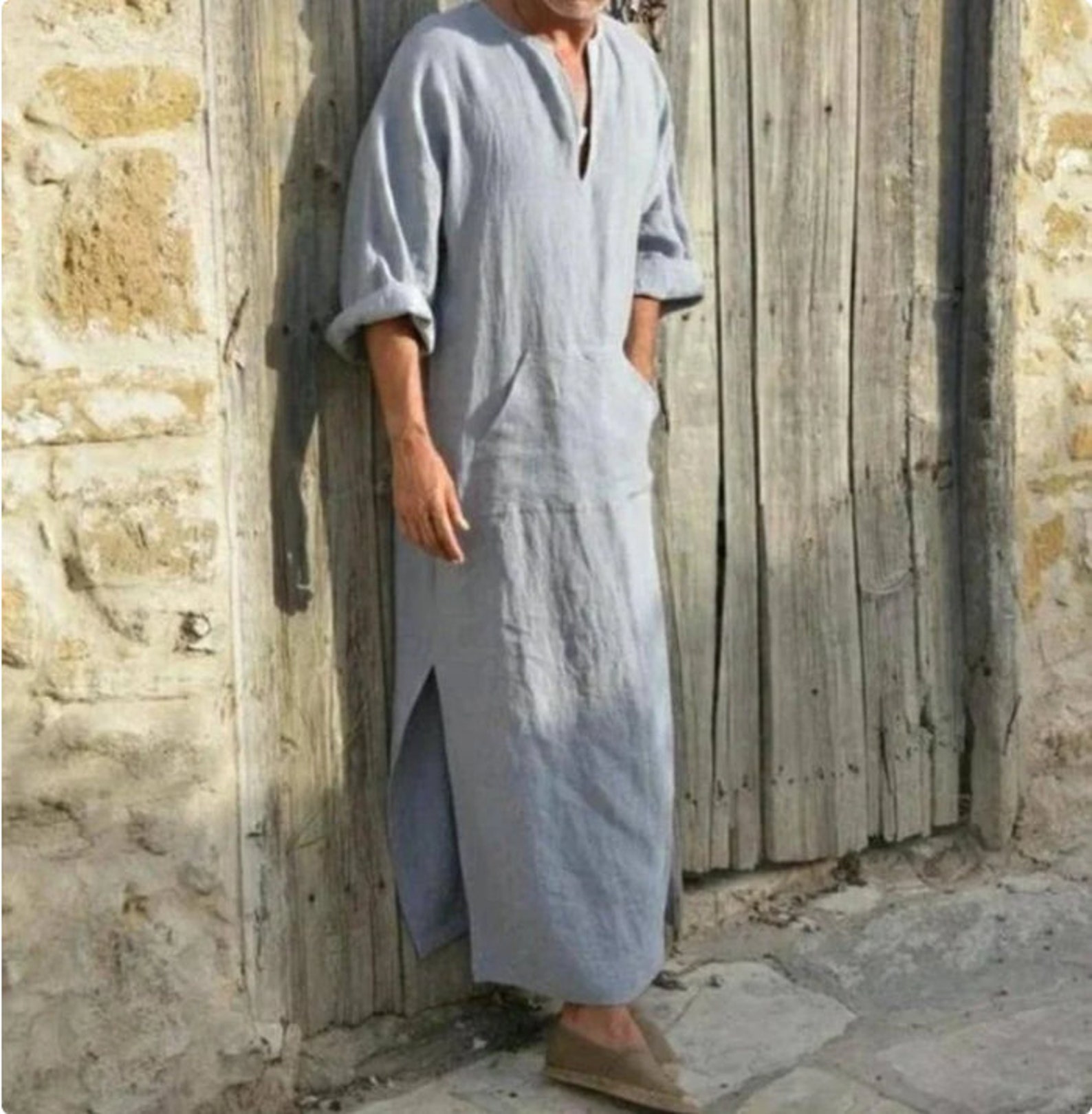 Indian Muslim Jubbah Leelan Kaftan Outfit Rob Kaftan Men Long Kaftan ...