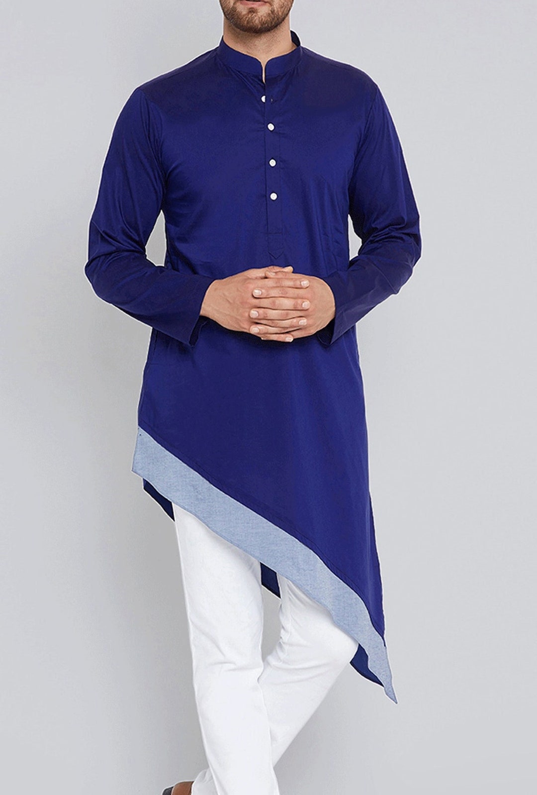 Traditional Stylish Kurta, for Men's Wear Ethnic Clothing Handmade ...