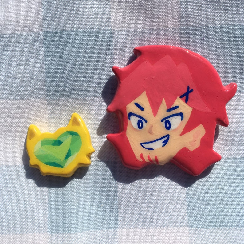 Custom Clay Pin READ DESCRIPTION - Etsy