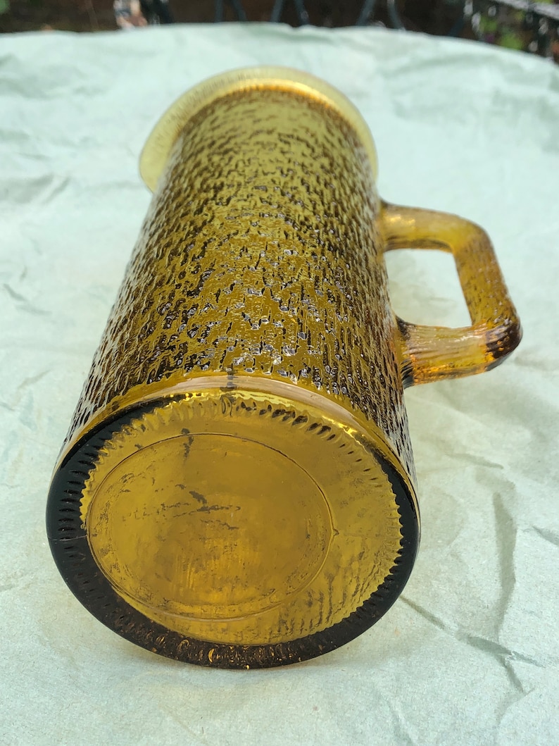 Amber Retro 1970s Kaaru Glass NZ Pitcher Jug. 1L - Etsy