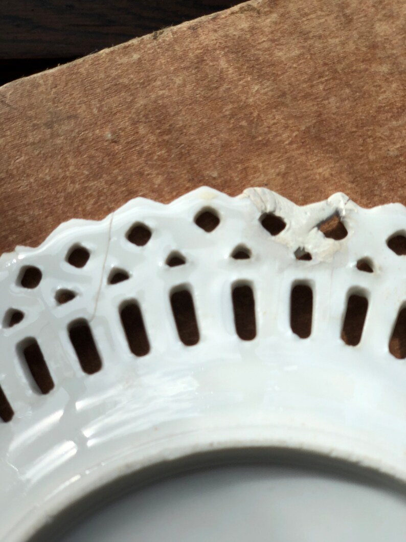 Vintage Ribbon Plate Depicting Fruit - Etsy