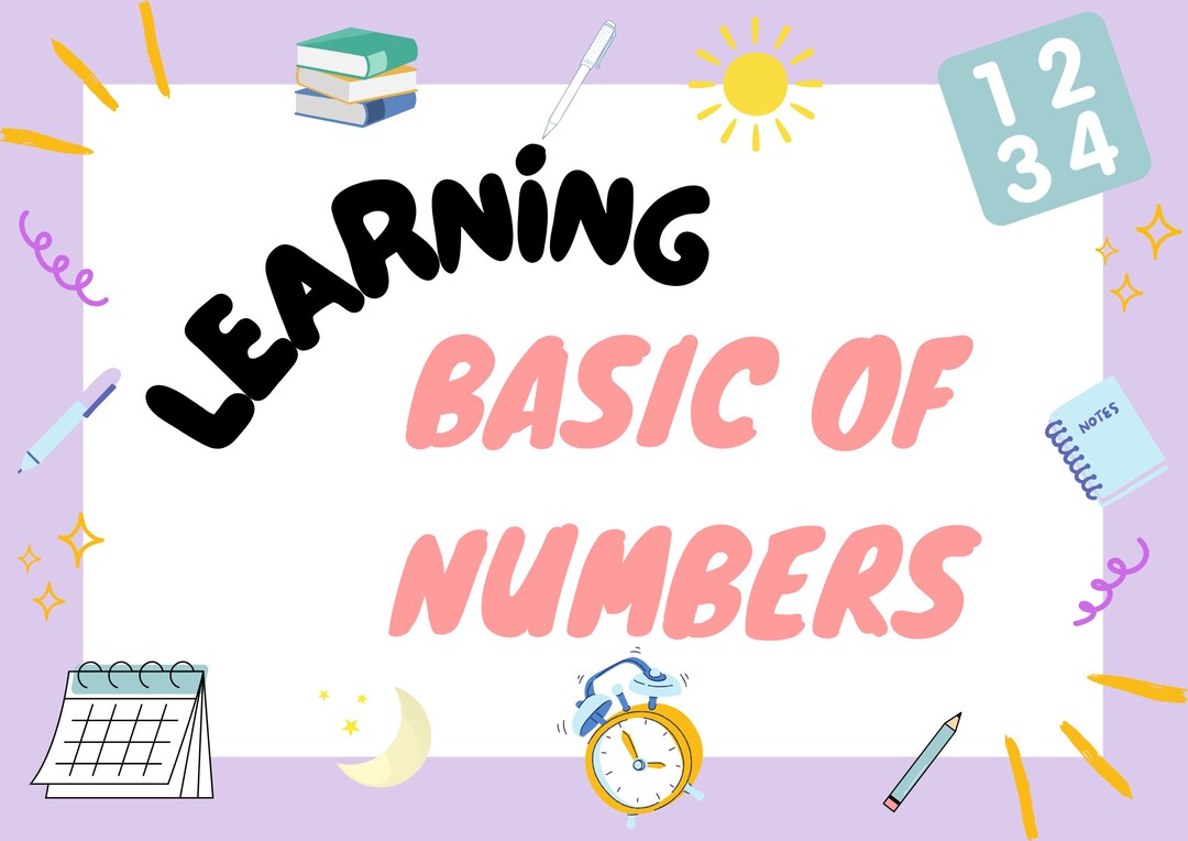 Toddler & Kids Printable Numbers Busy Book-a4 Size,instant Download ...