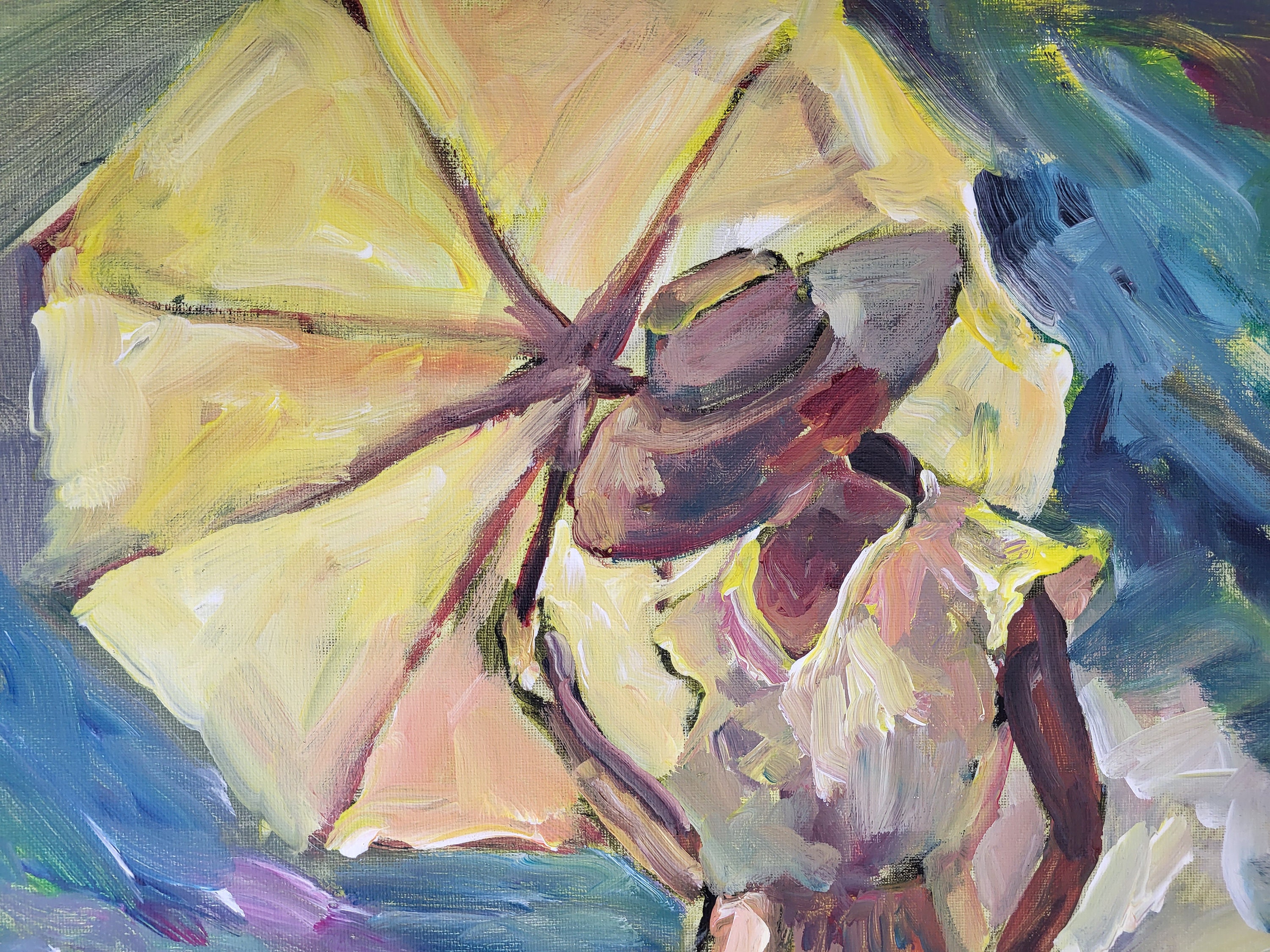Oil Painting Oil Paintings Parasol Woman Alexander Diener Art - Etsy