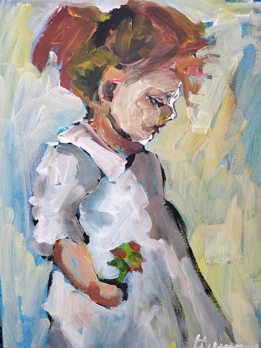 Oil Painting Oil Paintings Modern Art Alexander Diener Art Unique Child ...