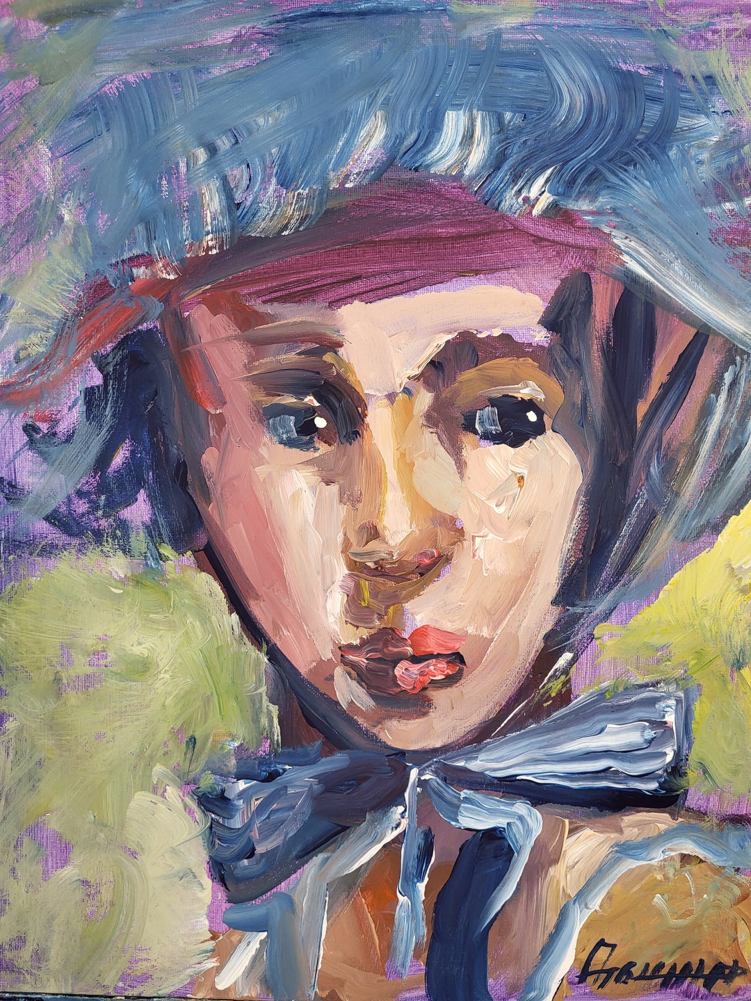 Oil Painting Oil Paintings Woman Abstract Modern Art Alexander Diener ...