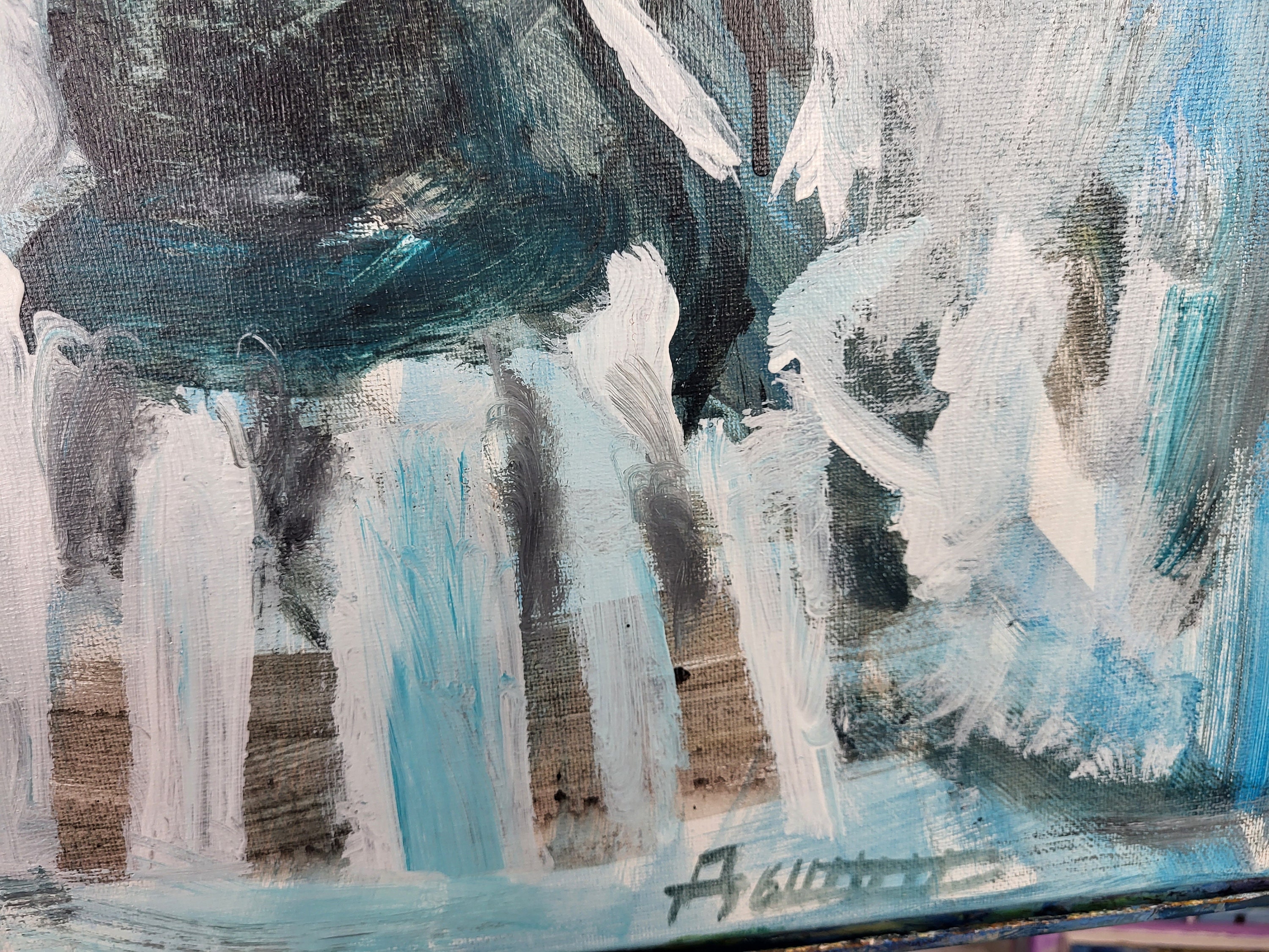 Oil Painting Oil Paintings Woman Abstract Alexander Diener Art Unique ...