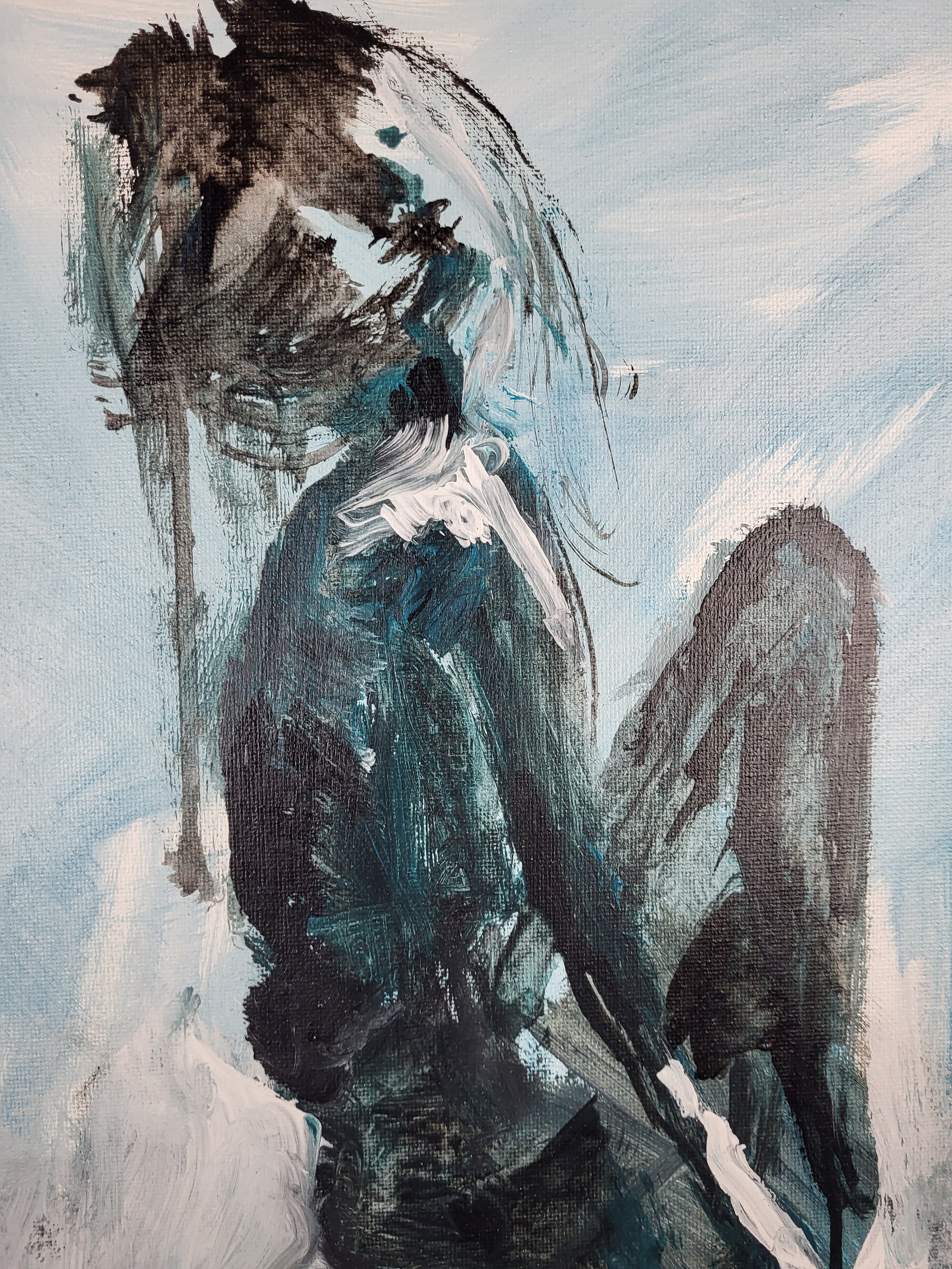 Oil Painting Oil Paintings Woman Abstract Alexander Diener Art Unique ...