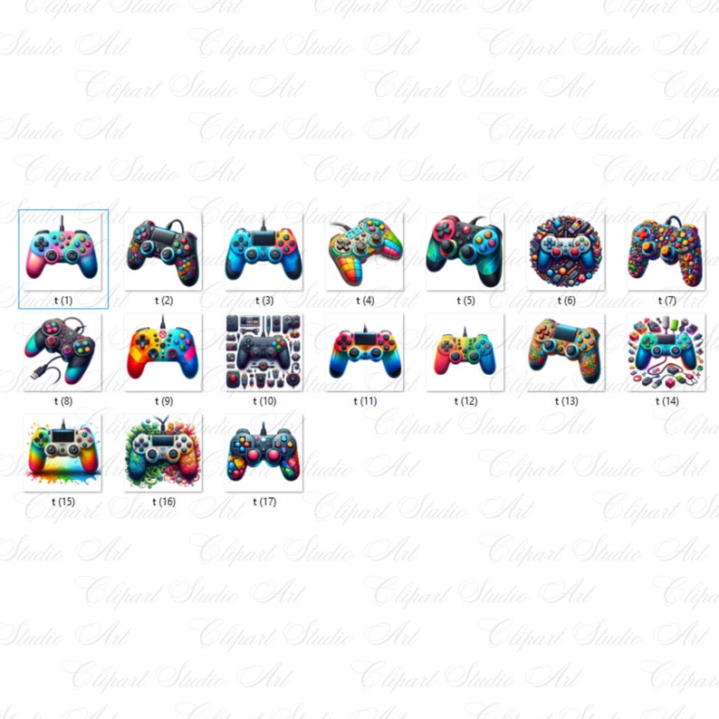 Colorful Game Controller Clipart, Colorful and Realistic Game Consoles ...