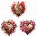 Steampunk Valentine Day Heart Clipart, Steampunk Valentine Day ...