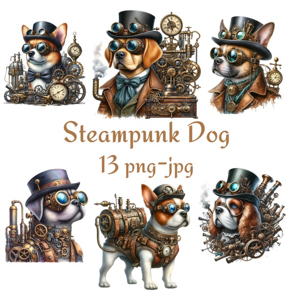 Steampunk Dog - Etsy