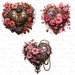Steampunk Valentine Day Heart Clipart, Steampunk Valentine Day ...