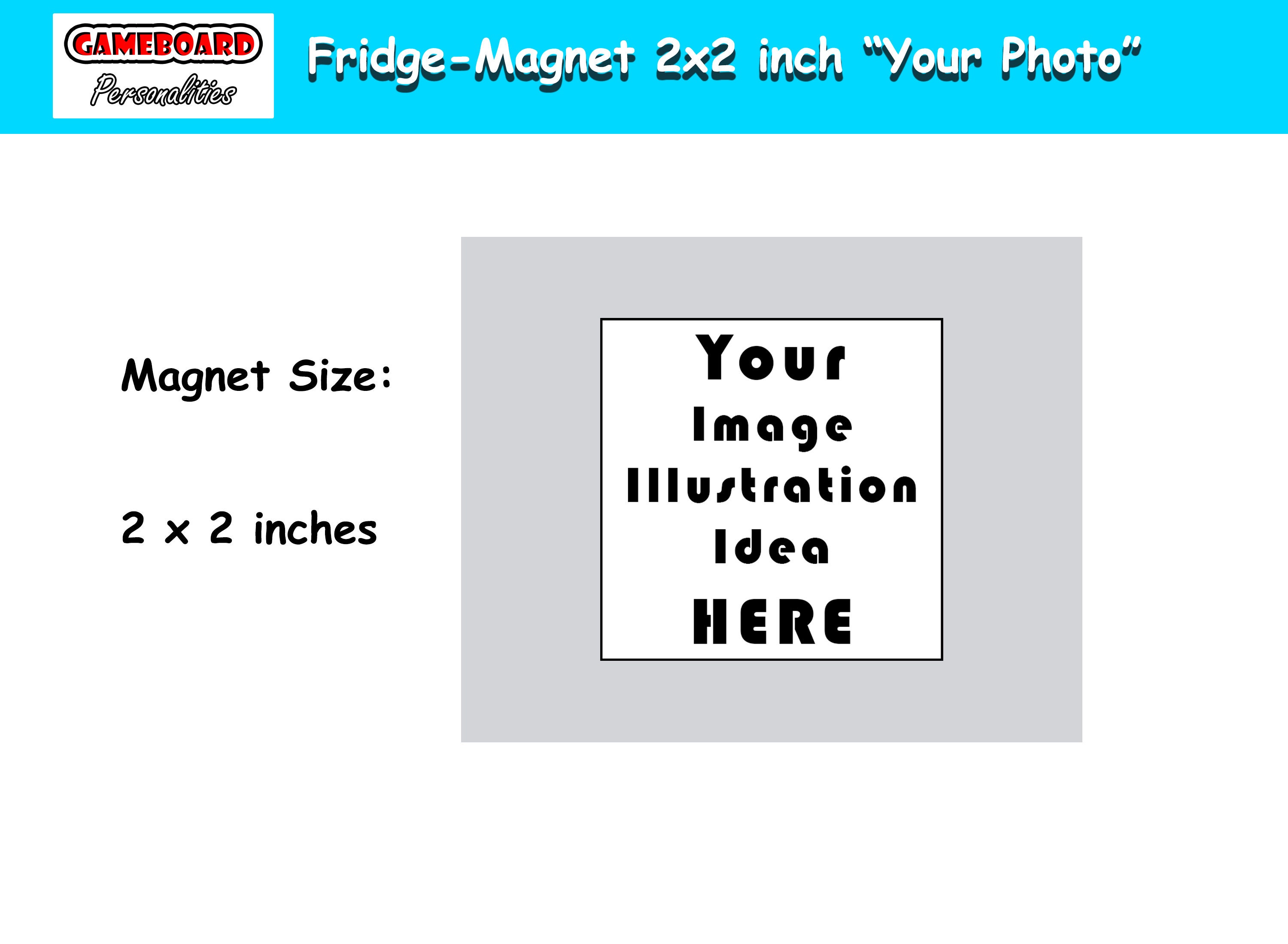 Snap and Stick, Custom Fridge Magnet, One of a Kind Styles, Fathers Day ...