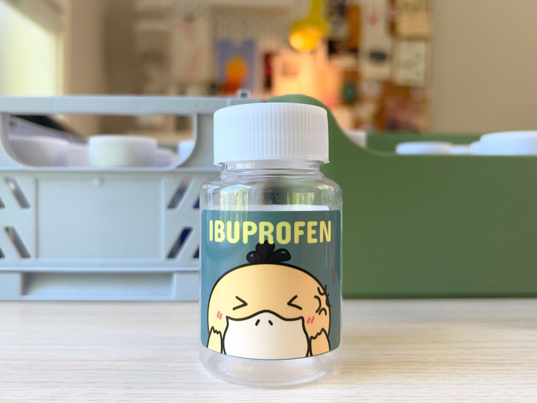 Psylenol Pokemon Ibuprofen Bottle, Travel Case, Organizer, First Aid ...