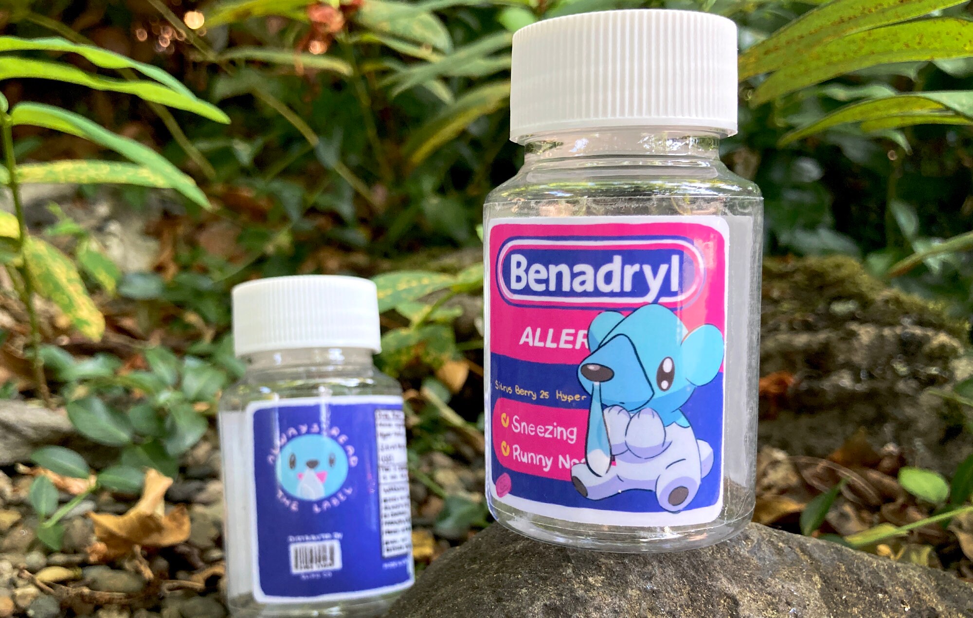 Psyduck and Cubchoo Pill Bottle Pack 80ml pokemon - Etsy