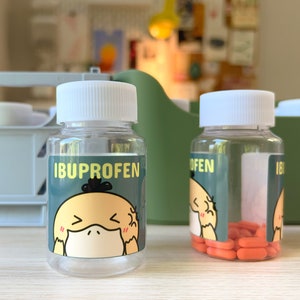 Psylenol Pokemon Ibuprofen Bottle, Travel Case, Organizer, First Aid ...