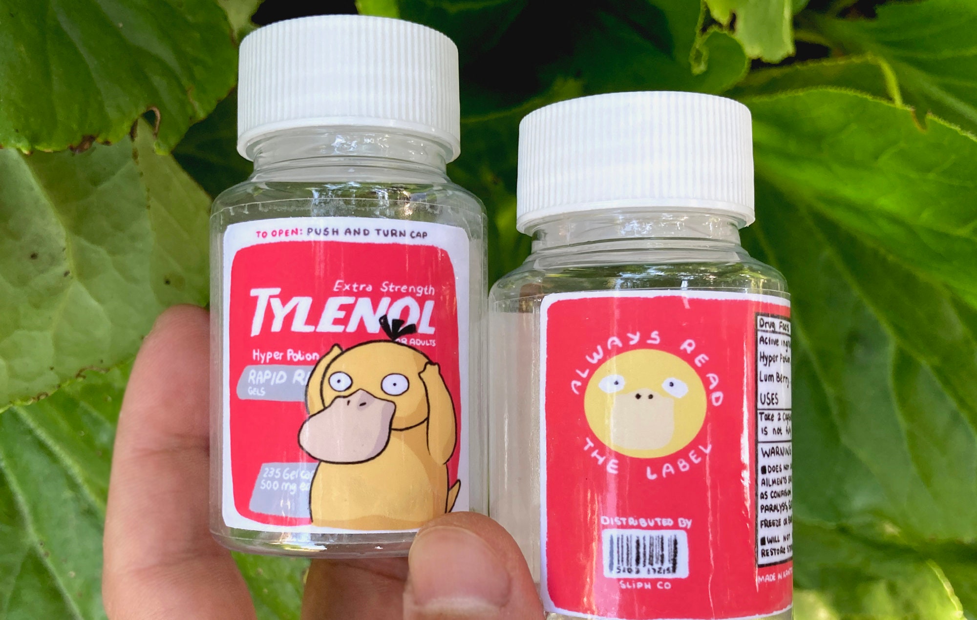 Psyduck and Cubchoo Pill Bottle Pack 80ml pokemon - Etsy