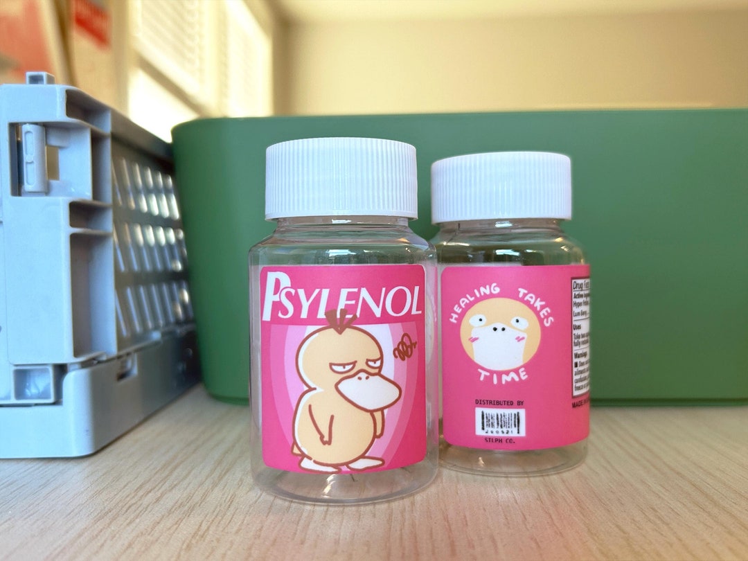 Psylenol Bottle – Travel Case, Pill Organizer, First Aid Container - Etsy