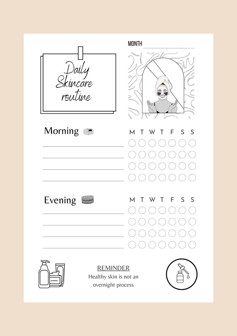 ADHD Planner Printable Set, Daily Planner, Weekly Planner, Monthly ...