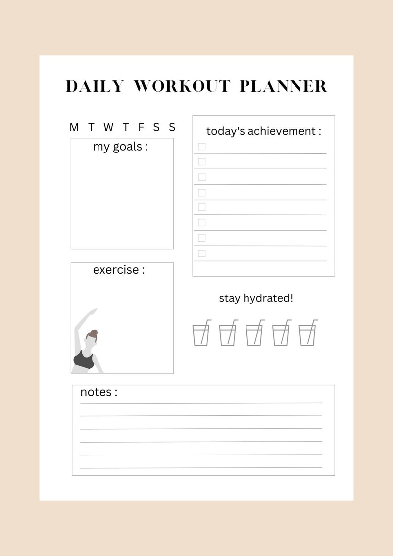 ADHD Planner Printable Set, Daily Planner, Weekly Planner, Monthly ...
